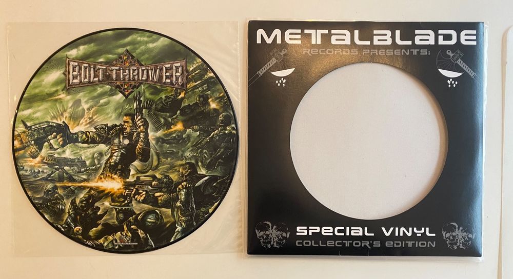 BOLT THROWER - limitierte Picture Disc - Honour Valour - RAR (Gebraucht ...