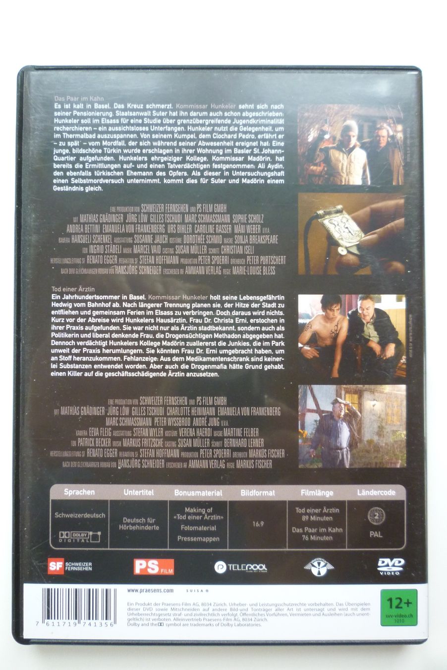 Hunkeler Box - 4 Schweizer Filme Mathias Gnädinger - Basel (Gebraucht ...