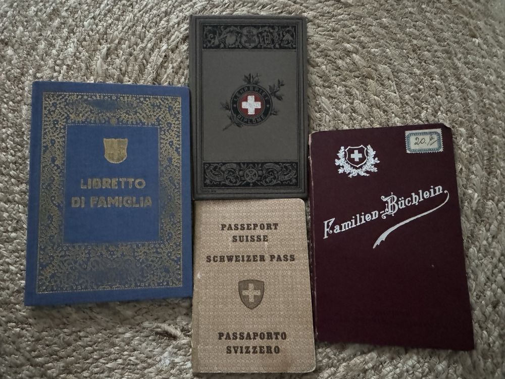 Alte Schweizer Dokumente, Pass, Familienbüchlein usw. 54 (Gebraucht) in ...