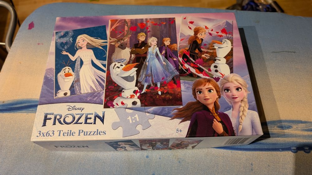 3x Frozen 2 Puzzles (63 Teile) Disney (Gebraucht) in Elsau für CHF 3 ...