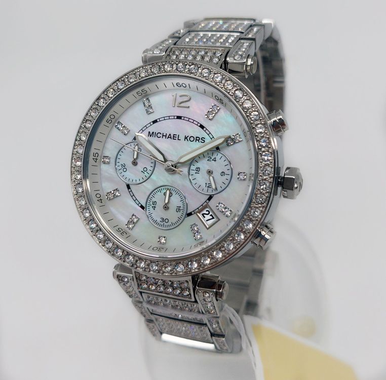 Neue Michael Kors MK5572 Parker Super Glitz Damenuhr | Kaufen auf Ricardo