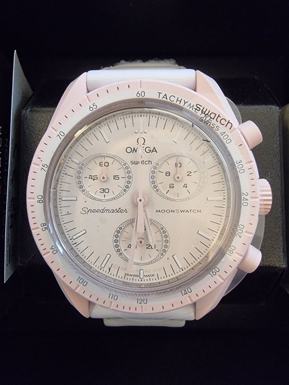 Neue Swatch x Omega Moonswatch Mission to Venus / Rosa | Kaufen auf Ricardo