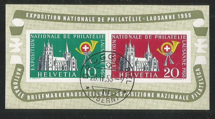 ** BLOCK W35 - AUF BRIEF - JAHR 1955/(BRÜGG BEI BIEL) ** (Gebraucht) in Heimenschwand für CHF 6 ...