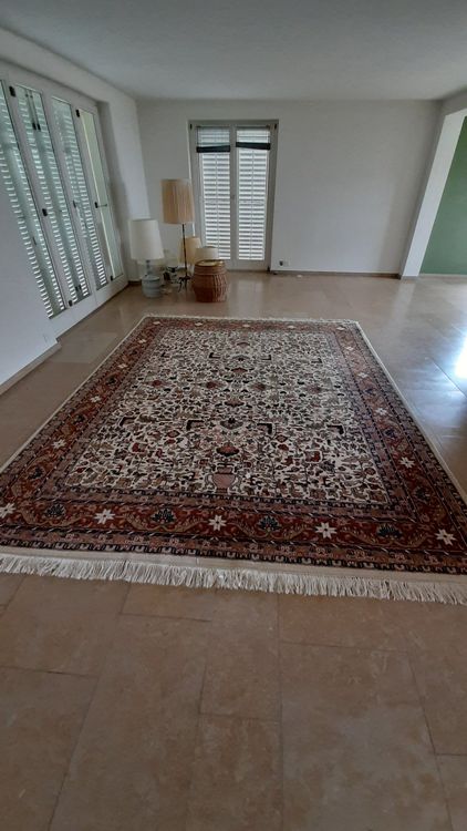 ORIGINALER VINTAGE ORIENTTEPPICH ISFAHAN MUSTER INDIEN (Gebraucht) in ...