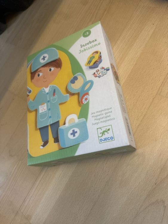 Djeco Inzebox Jobissimo magnetic dress-up puzzle game (Gebraucht) in ...