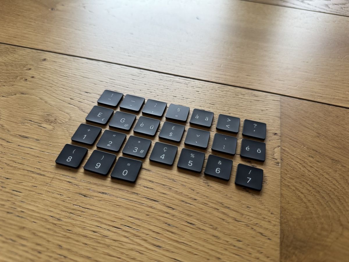 Apple MacBook Pro M1/M2/M3/M4 Schweizer Tastenkappen (Neu (gemäss ...