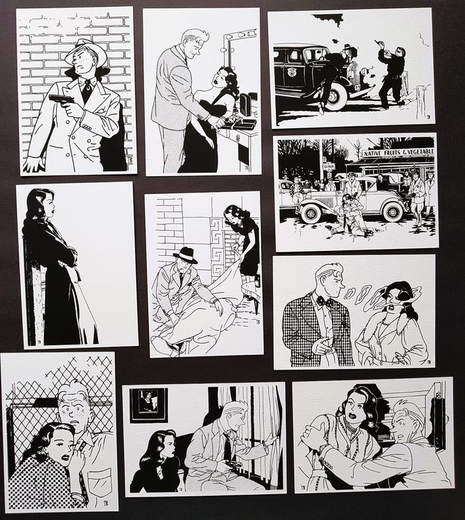 TED BENOIT tirage limité 10 Cartes BD 1984 Comics Karten | Kaufen auf ...