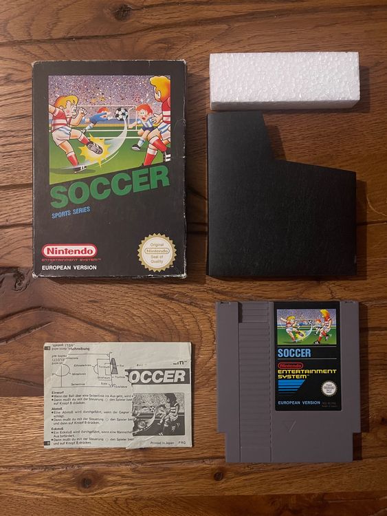 Nintendo Soccer NES, komplett, mit Anleitung, gebraucht (Gebraucht) in ...