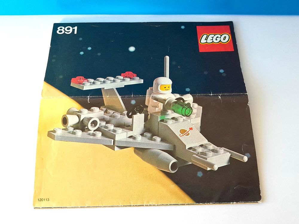 LEGO Classic Space Bauanleitung 891 Two-Man Scooter von 1979 (Gebraucht ...