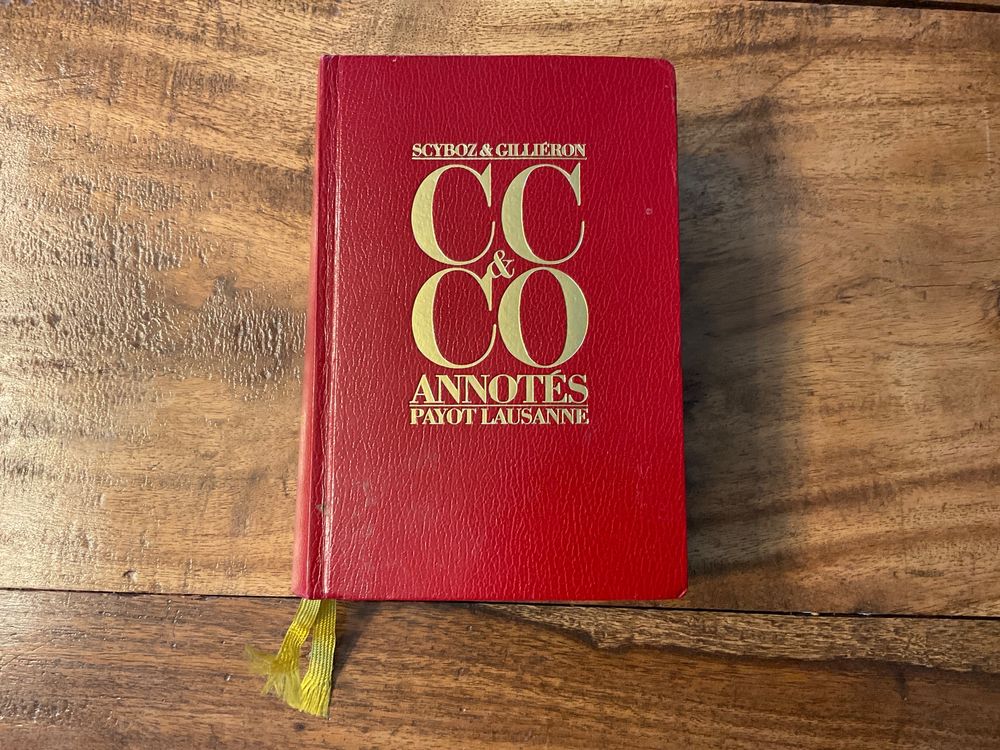 CC&CO Code civil suisse et obligations annotés 1999 Payot (Gebraucht ...