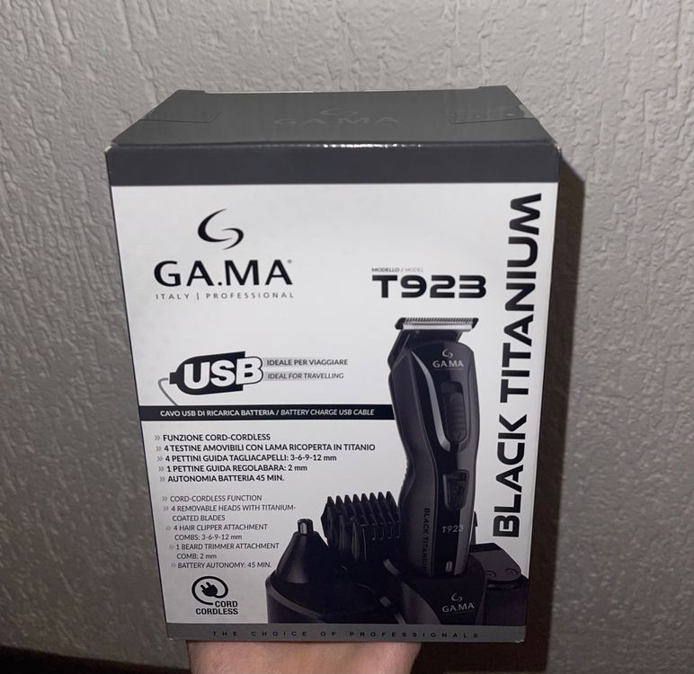 Haar/Bartschneidemaschiene- Clipper Black Titanium T923 USB | Kaufen auf Ricardo