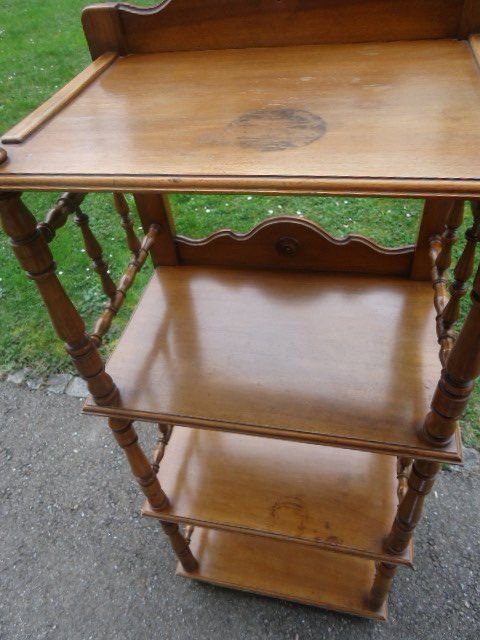 Louis Philippe Antik Regal Stand-Holzregal Hoch 137cm (Gebraucht) in ...