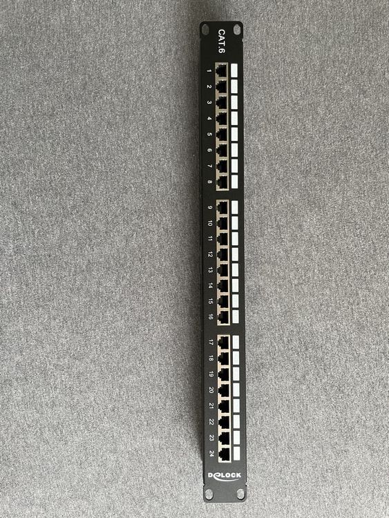 D-LOCK CAT.6 Patch Panel 24 Ports (Gebraucht) in Zürich für CHF 10 ...