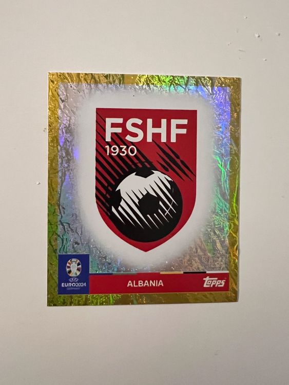 Topps Euro 2024 GOLD Wappe Albania ALB 1 (Neu (gemäss Beschreibung)) in ...