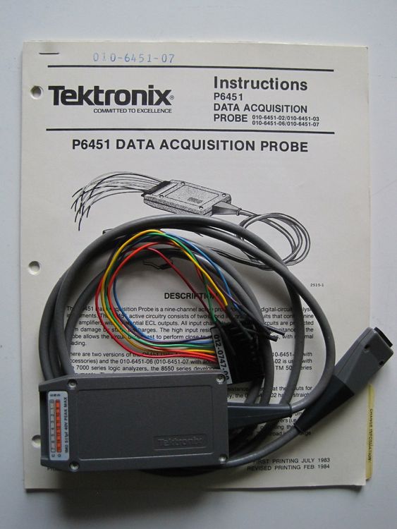 8-Kanal Logic Probe Tektronix P6451 | Kaufen auf Ricardo