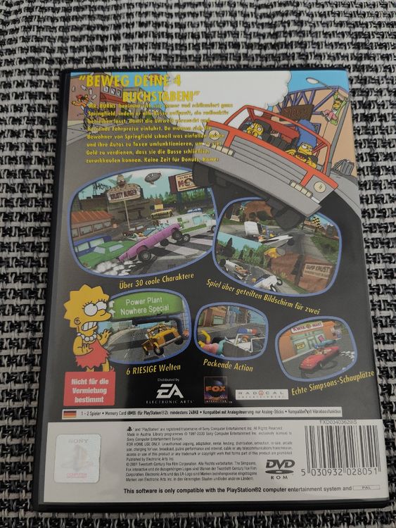 Simpsons Road Rage PS2 | Kaufen auf Ricardo