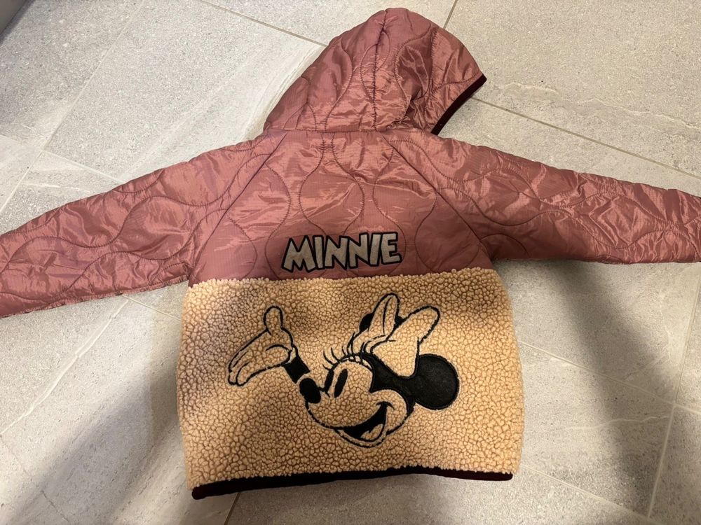 Mädchenjacke Disney Minnie Mouse mit Kapuze – Zara – Gr. 4–5 (Gebraucht ...