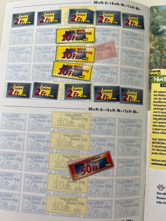 Volg Märkli Volg Marken Volgmärkli | Kaufen auf Ricardo