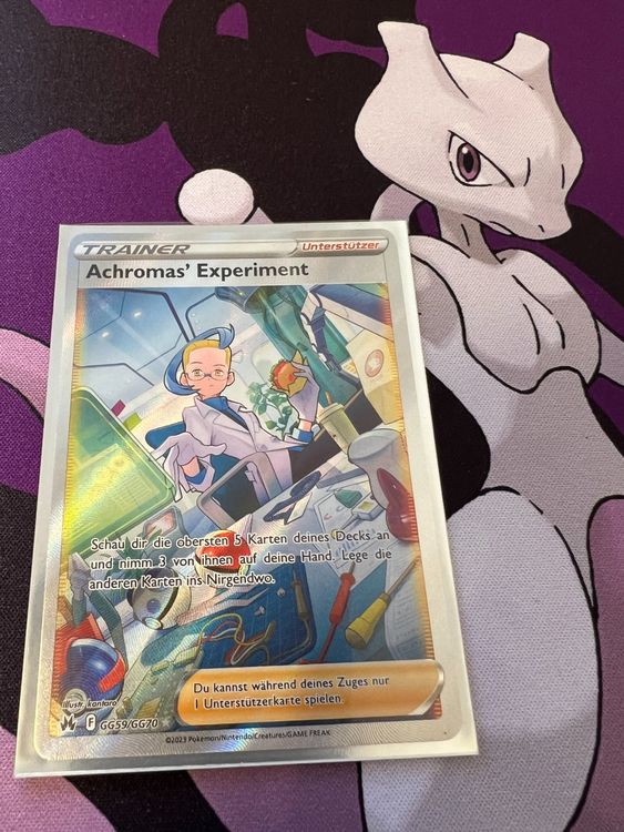 Achromas' Experiment (CRZ GG59) / Pokemon / Zenit der Könige (Neu ...