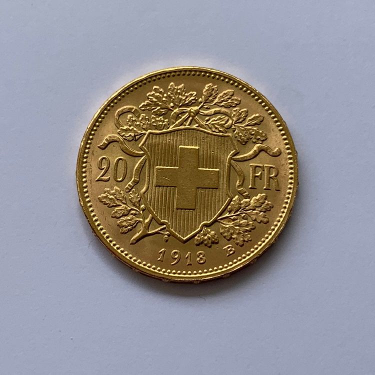 20 Franken Gold Vreneli 1913 | Kaufen auf Ricardo