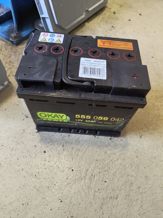 Okay 12V Autobatterie (Gebraucht) in Bütschwil für CHF 30 – nur Abholung auf Ricardo kaufen