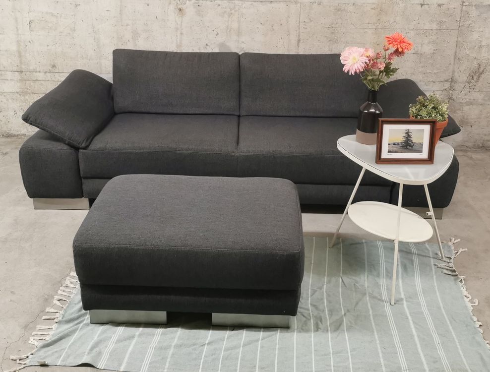 Anthrazit Sofa mit Bettfunktion inklusive gratis Lieferung ! (Gebraucht) in Lenzburg für CHF 499 ...
