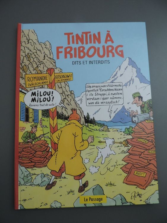 TINTIN A FRIBOURG - Tirage limité hors commerce | Kaufen auf Ricardo