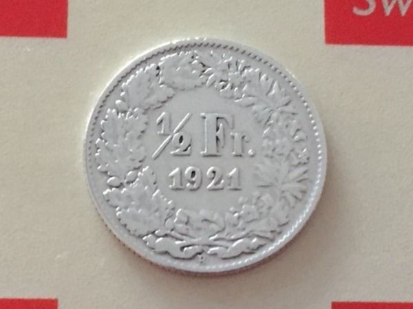 1/2 Franken 1921 ss | Kaufen auf Ricardo