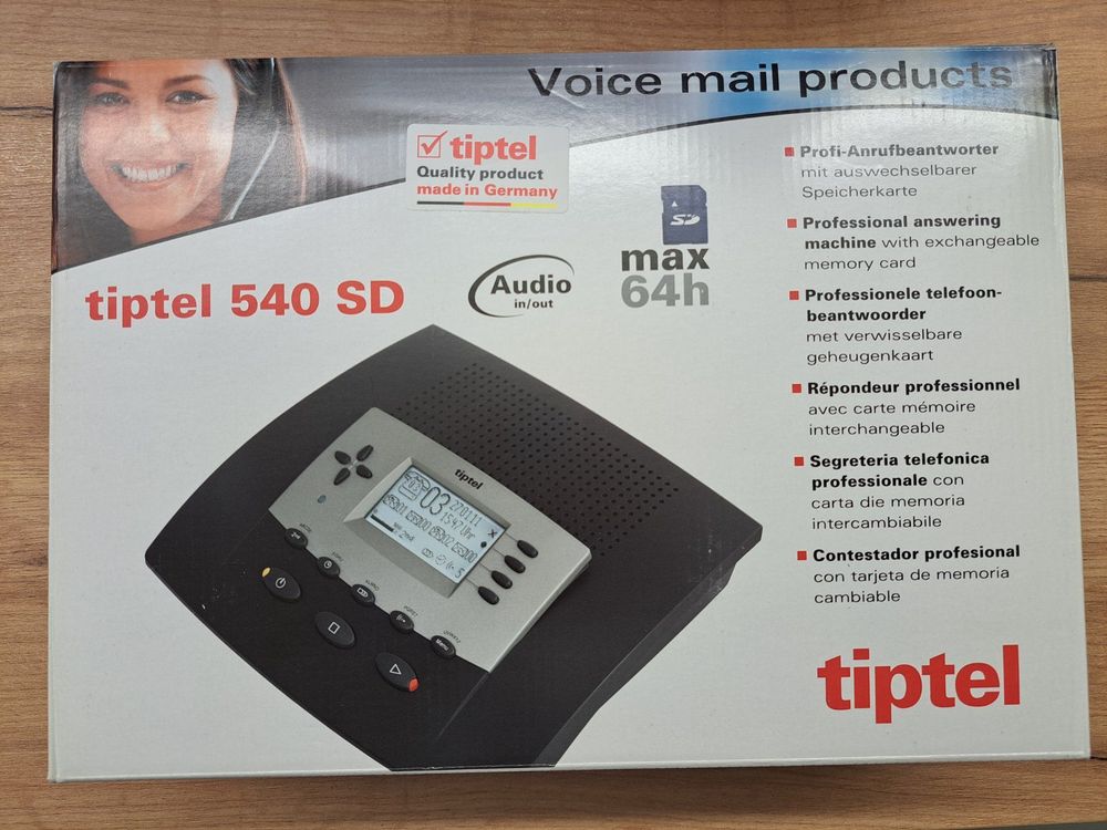 Tiptel 540 SD Anrufbeantworter - neu und unbenutzt (Neu und ...