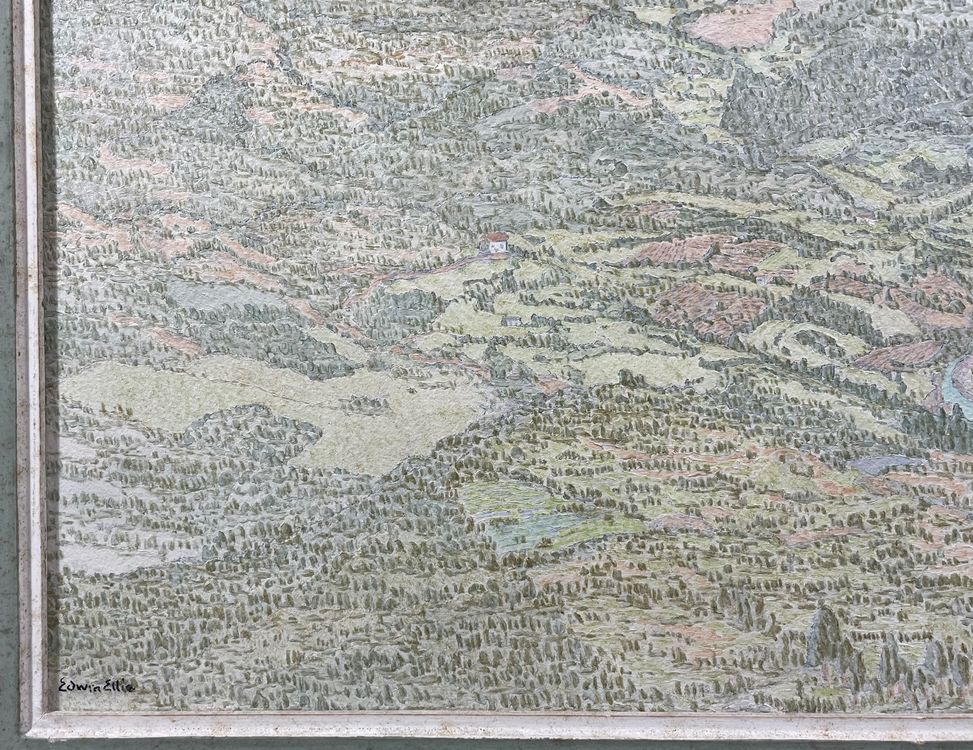 Edwin Ellis (XX) grosses Gemälde - Landschaft | Kaufen auf Ricardo