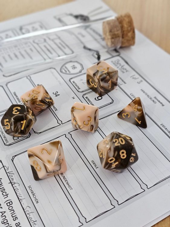 Würfelset - DnD Dungeons & Dragons Dice Set - Sandy Desert | Kaufen auf Ricardo