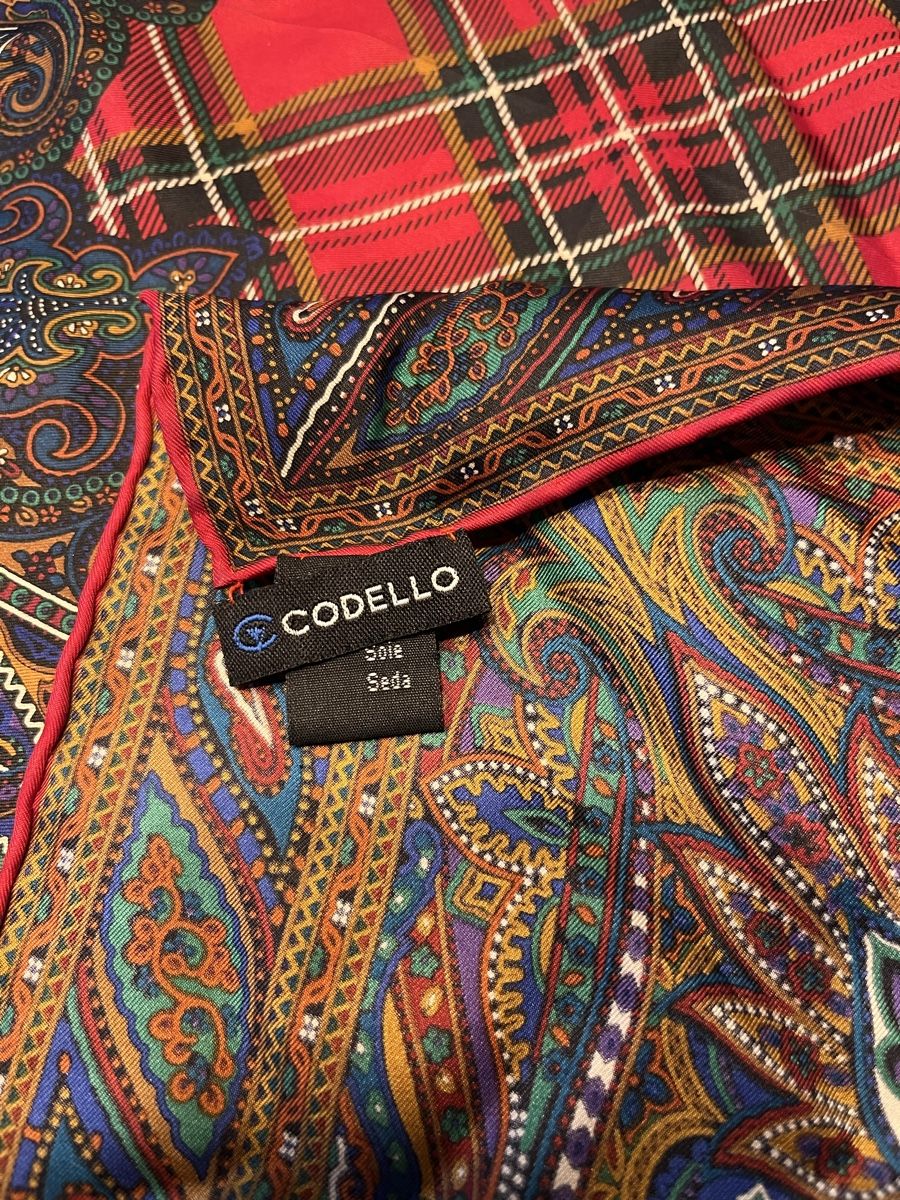 Edler Vintage Seidenschal mit Paisley Muster von Codello (Gebraucht) in ...