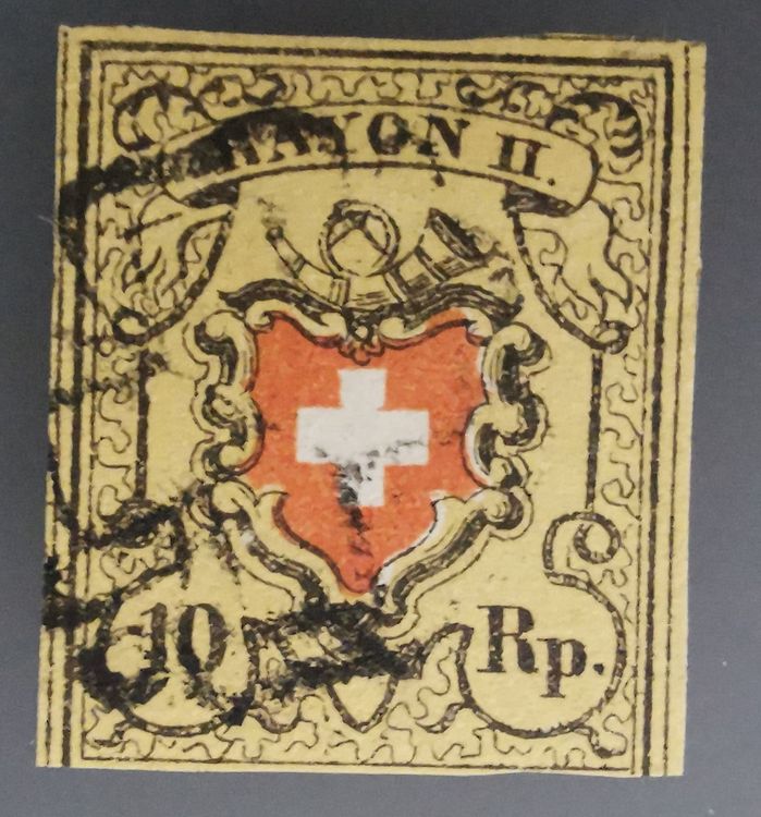 RAYON II OHNE KE TYP 23 ECHT BEFUND STEMPEL ROSETTE KW 300++ (Gebraucht ...