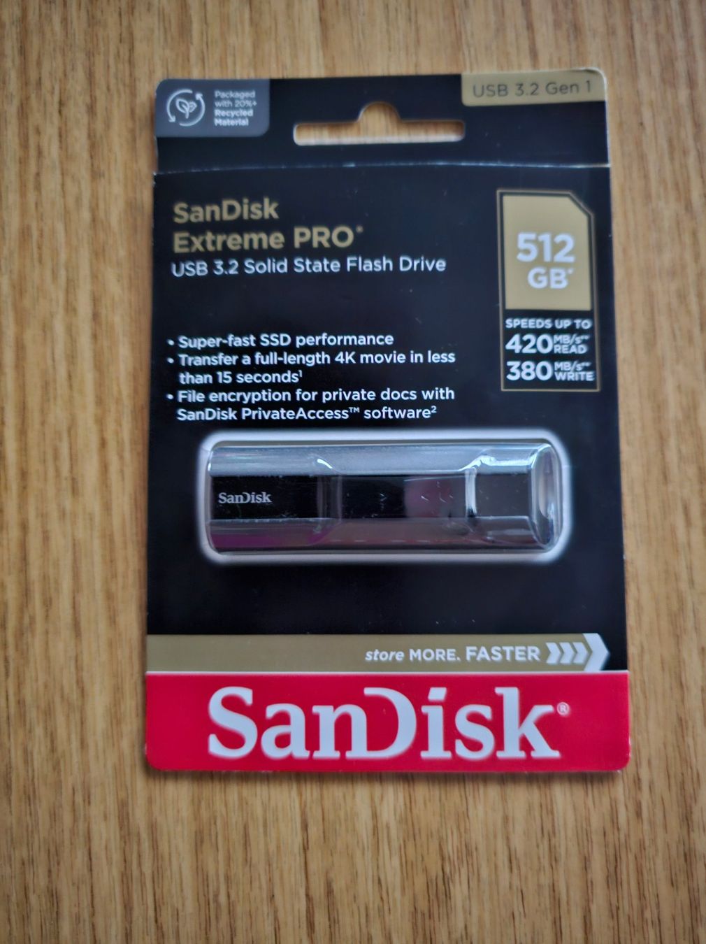 SanDisk USB-Stick Extreme PRO, USB 3.2 Gen. 1, 512GB (Gebraucht) in ...