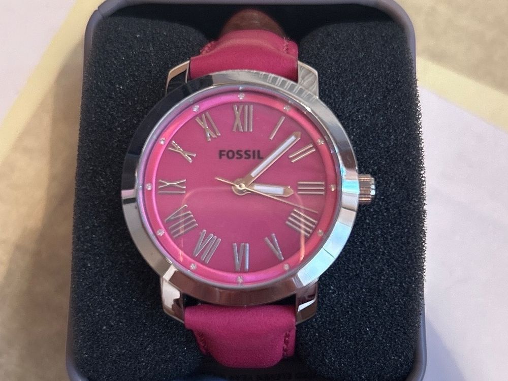 Fossil Uhr pink | Kaufen auf Ricardo