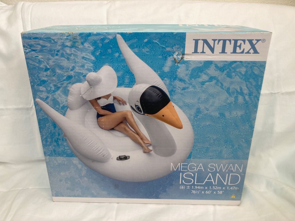 Intex Mega Swan Island, XXL Schwimmtier, Neu! | Kaufen auf Ricardo