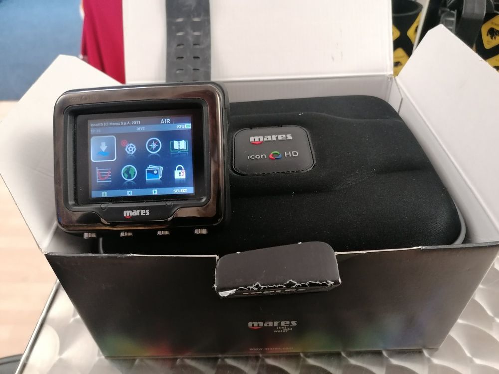 Mares Icon HD Black Edition Tauchcomputer NEUE Batterie (Neu (gemäss ...