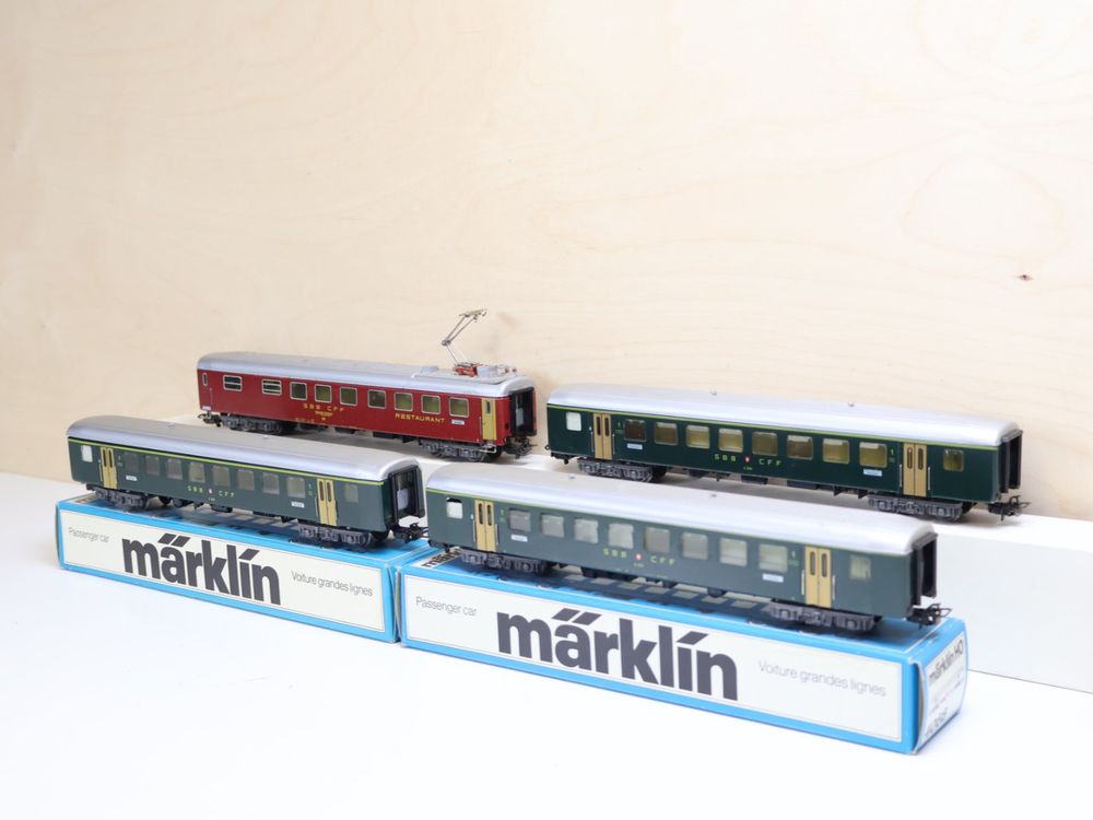 Märklin 4 x SBB Personenwagen 4066/4068 | Kaufen auf Ricardo