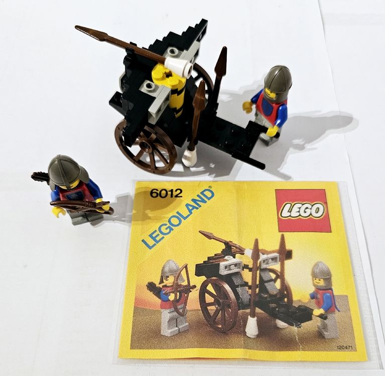 LEGO LEGOLAND RITTER 6012 SIEGE CART / SPEERWERFER (Gebraucht) in ...