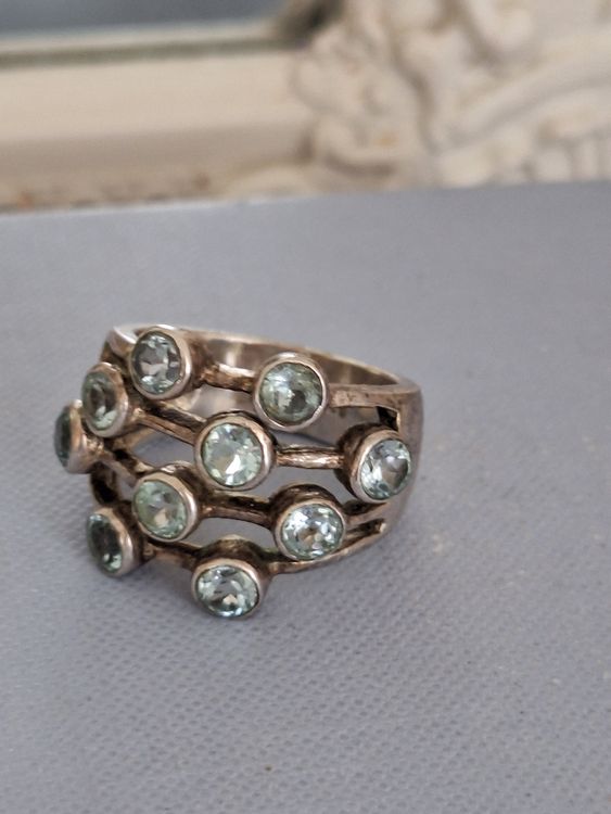 Aquamarin massiv Silber (Gebraucht) in Kerzers für CHF 58 – mit Lieferung auf Ricardo kaufen