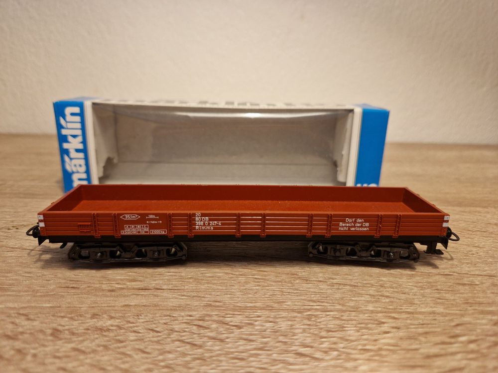 Märklin 4473 Niederbordwagen DB H0 OVP NEU (Neu und originalverpackt ...
