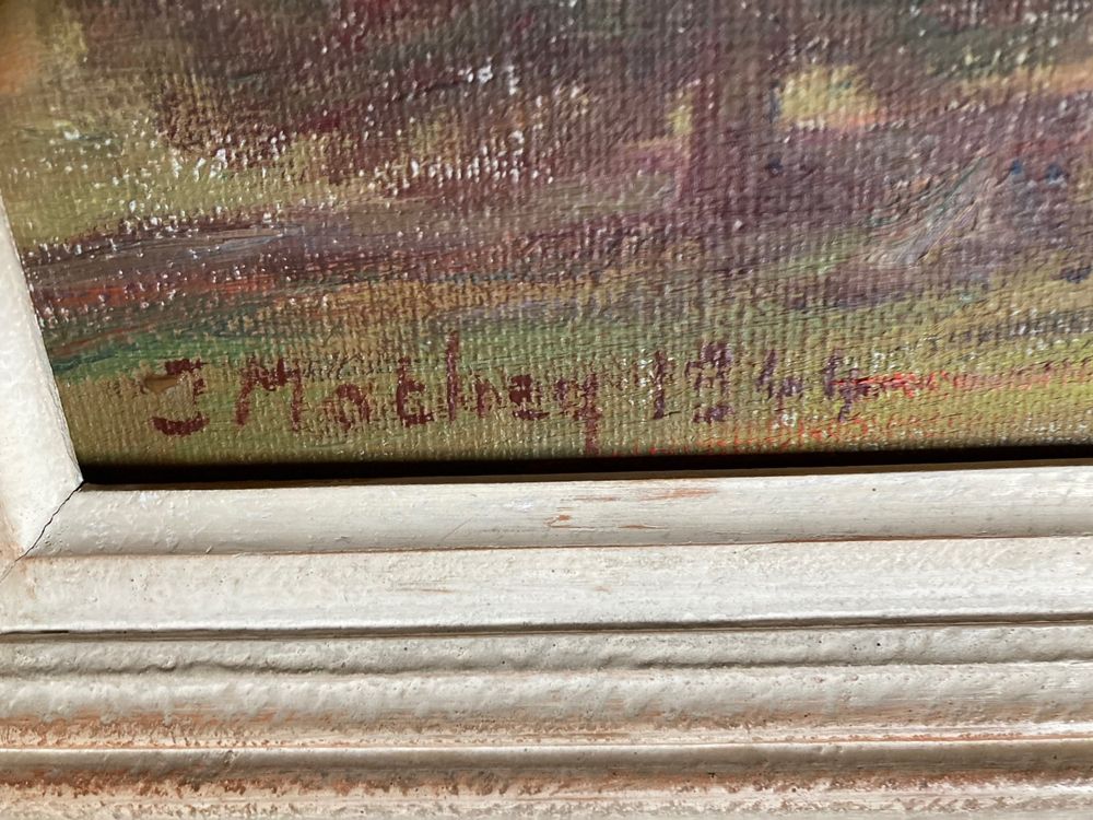 Tableau de Jean Mathey, paysage Jurassien. (D'occasion) à La Chaux-de ...