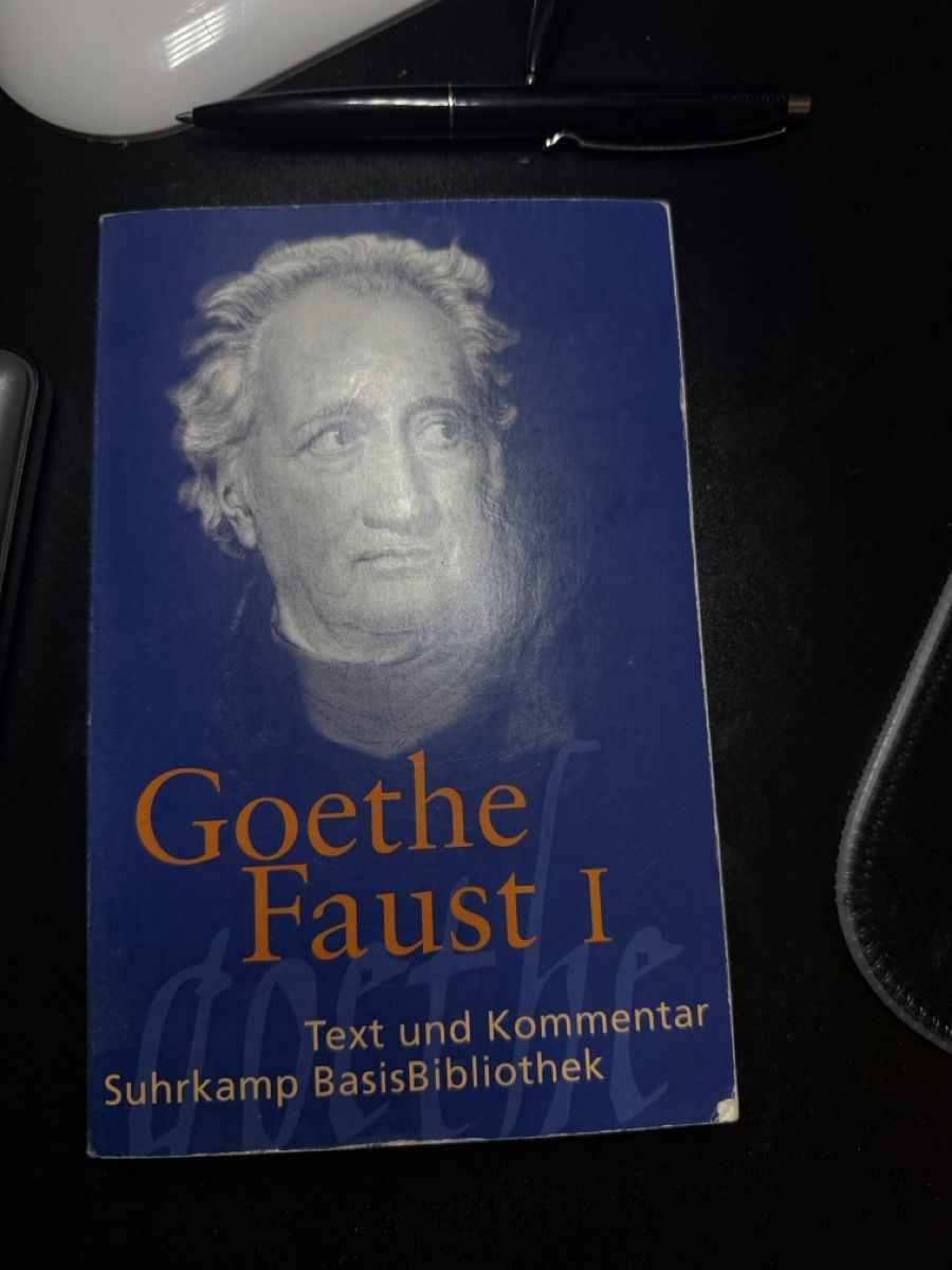 Goethe - Faust I. (Text und Kommentar), Suhrkamp Basis 49 (Neu (gemäss ...