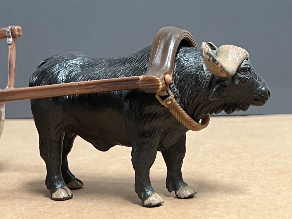 Schleich Ochsenkarren 42008 Rarität mit Büffel (Gebraucht) in ...