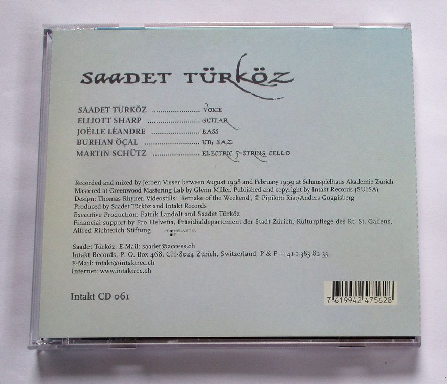 SAADET TÜRKÖZ - Marmara Sea | Kaufen auf Ricardo