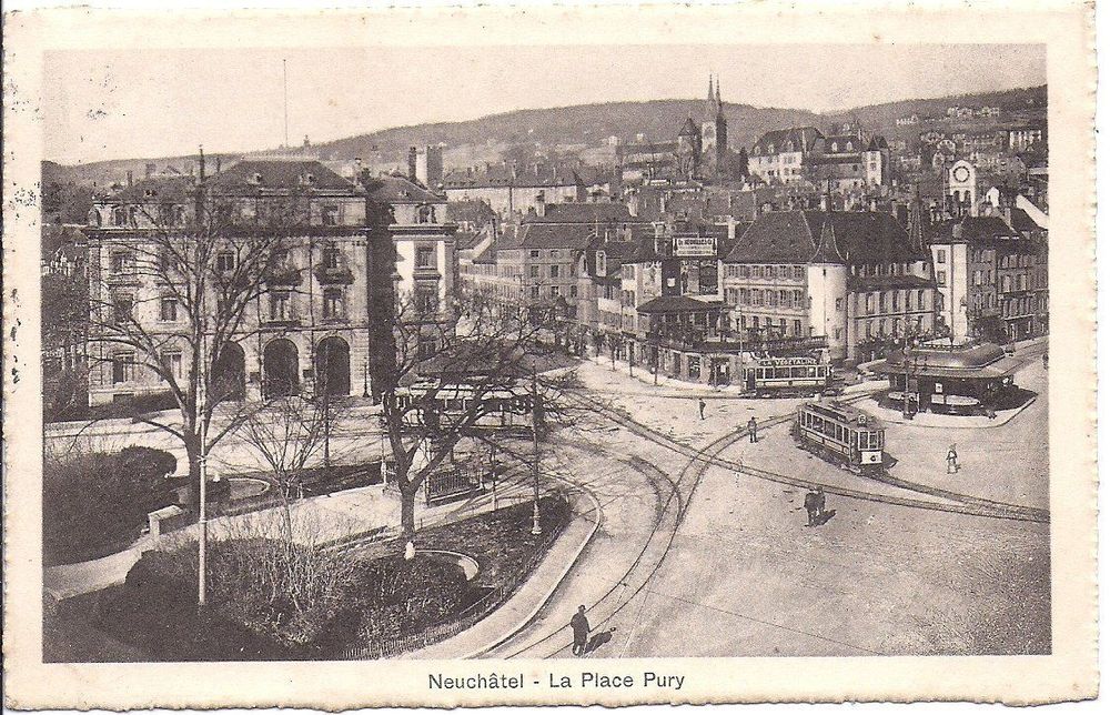 75.....NEUCHÂTEL, tram à la place Pury | Kaufen auf Ricardo