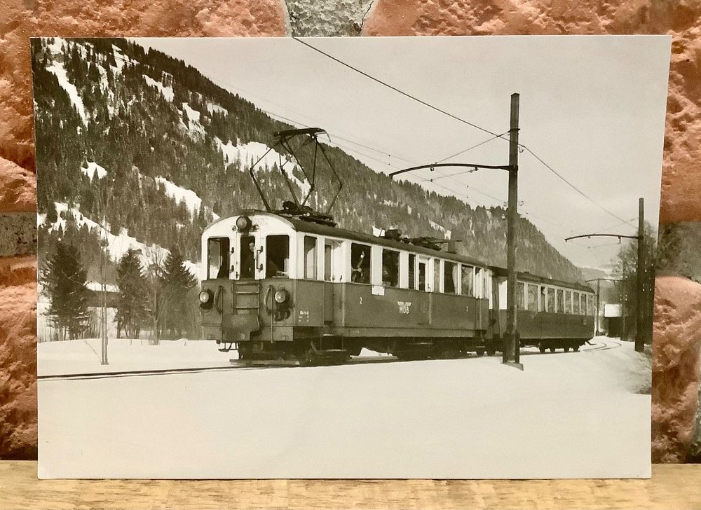 Alte Foto AK - BDe 4/4 - MOB Zug nach Zweisimmen Boden | Kaufen auf Ricardo