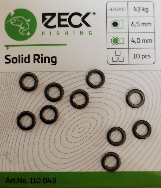 ZECK Fishing Solid Ring 43kg | Kaufen auf Ricardo