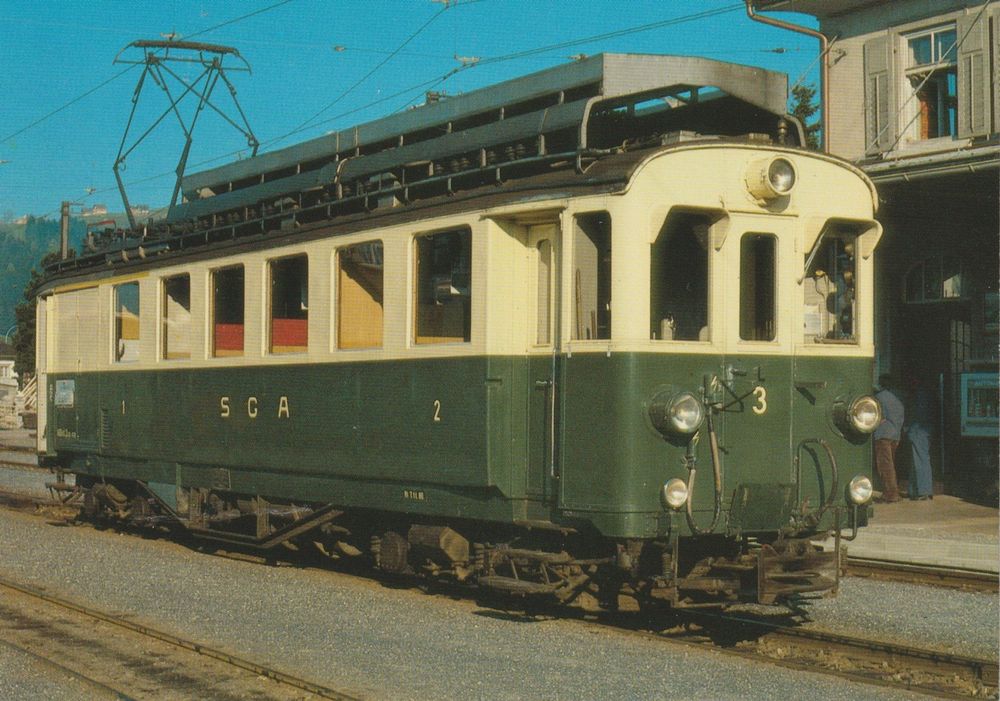 St. Gallen-Gais-Appenzell-Altstätten-Bahn Zahnradtriebwagen (Gebraucht) in Amriswil für CHF 2 ...