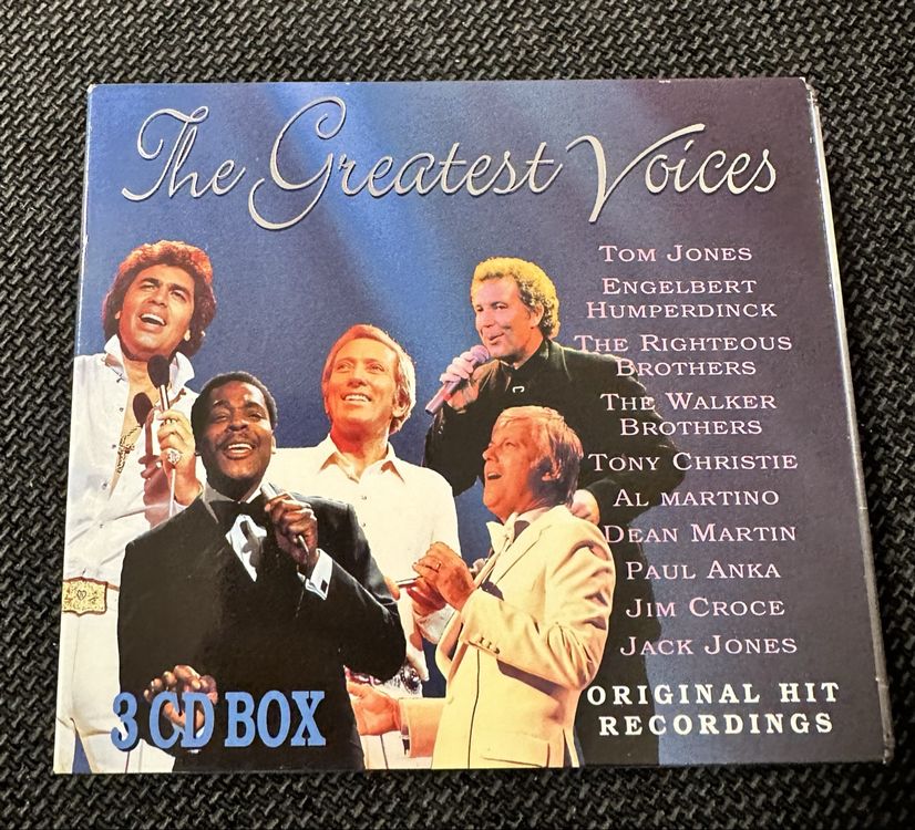 The Greatest Voices - 3CD Box Original Hits (Neu (gemäss Beschreibung ...